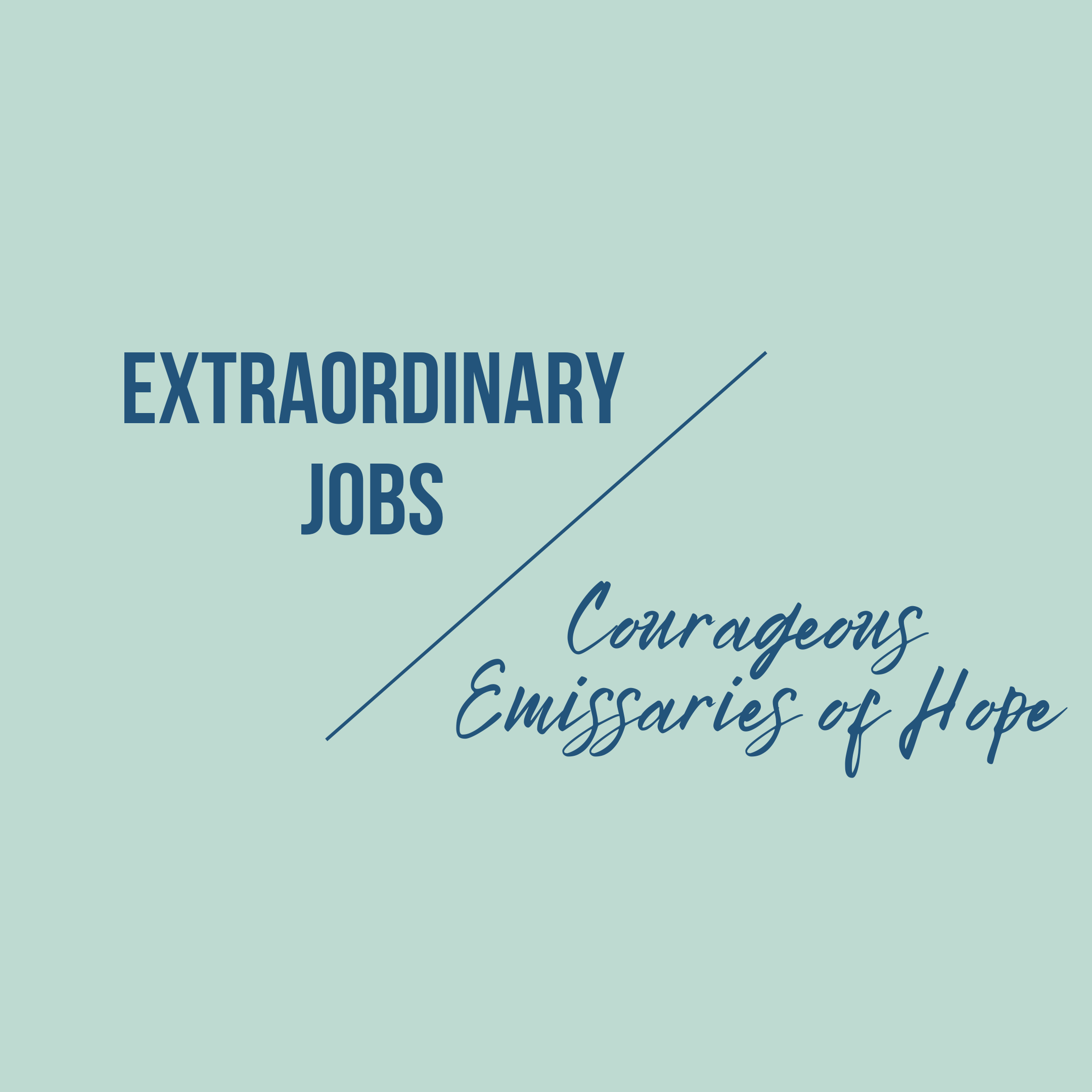 Extraordinary Jobs, Courageous Emissaries of Hope - Soka Gakkai Singapore