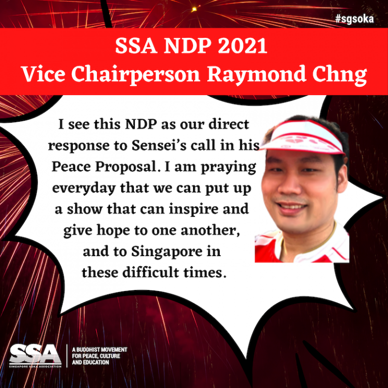 SSA NDP 2021 Journey has kickstarted - Soka Gakkai Singapore