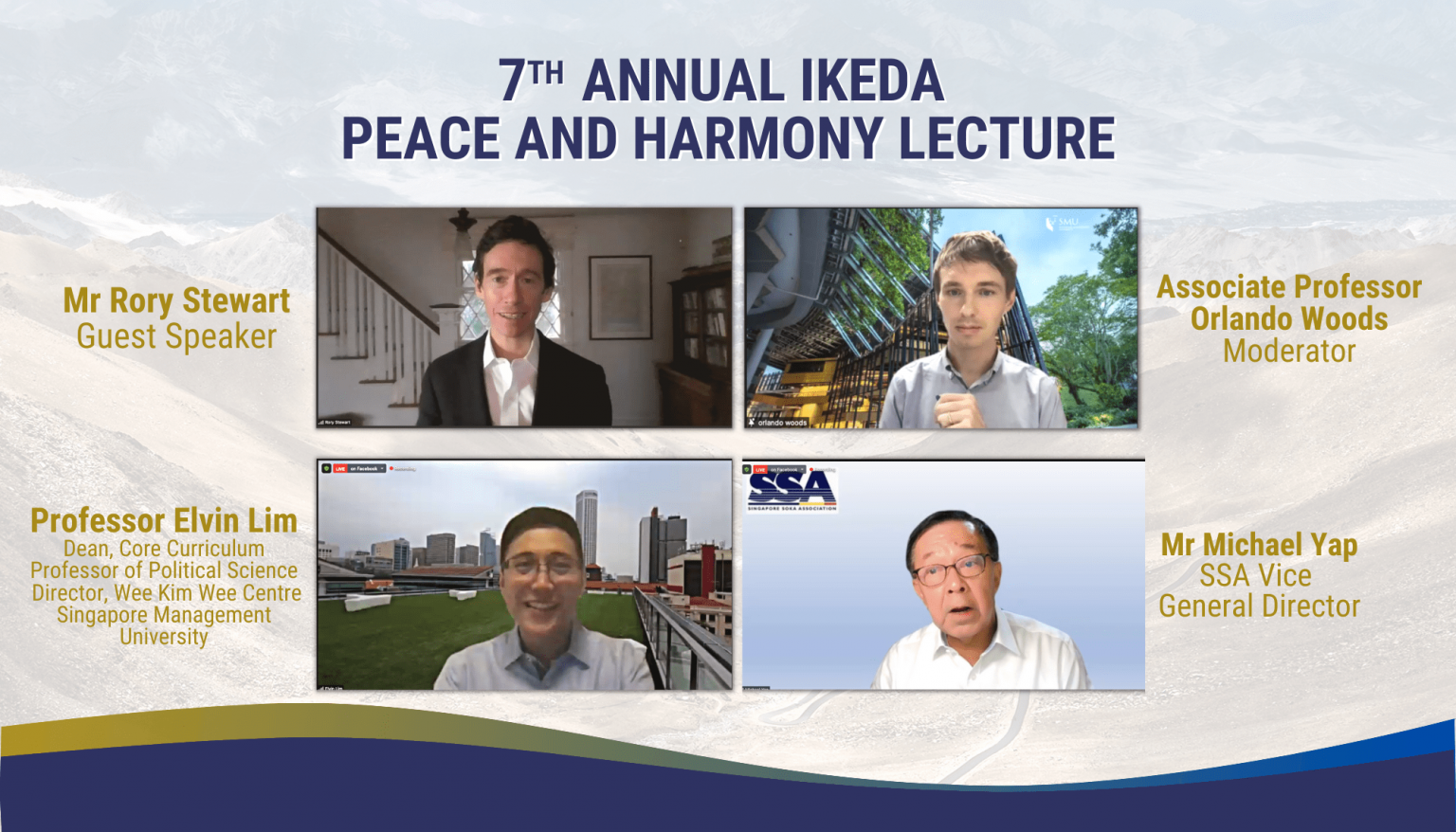 7th Annual Ikeda Peace and Harmony Lecture - Soka Gakkai Singapore